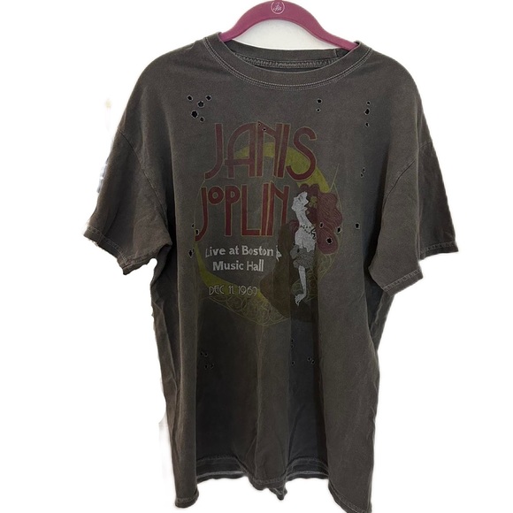 Tops | Vintage Style Janis Joplin Band Tee | Poshmark